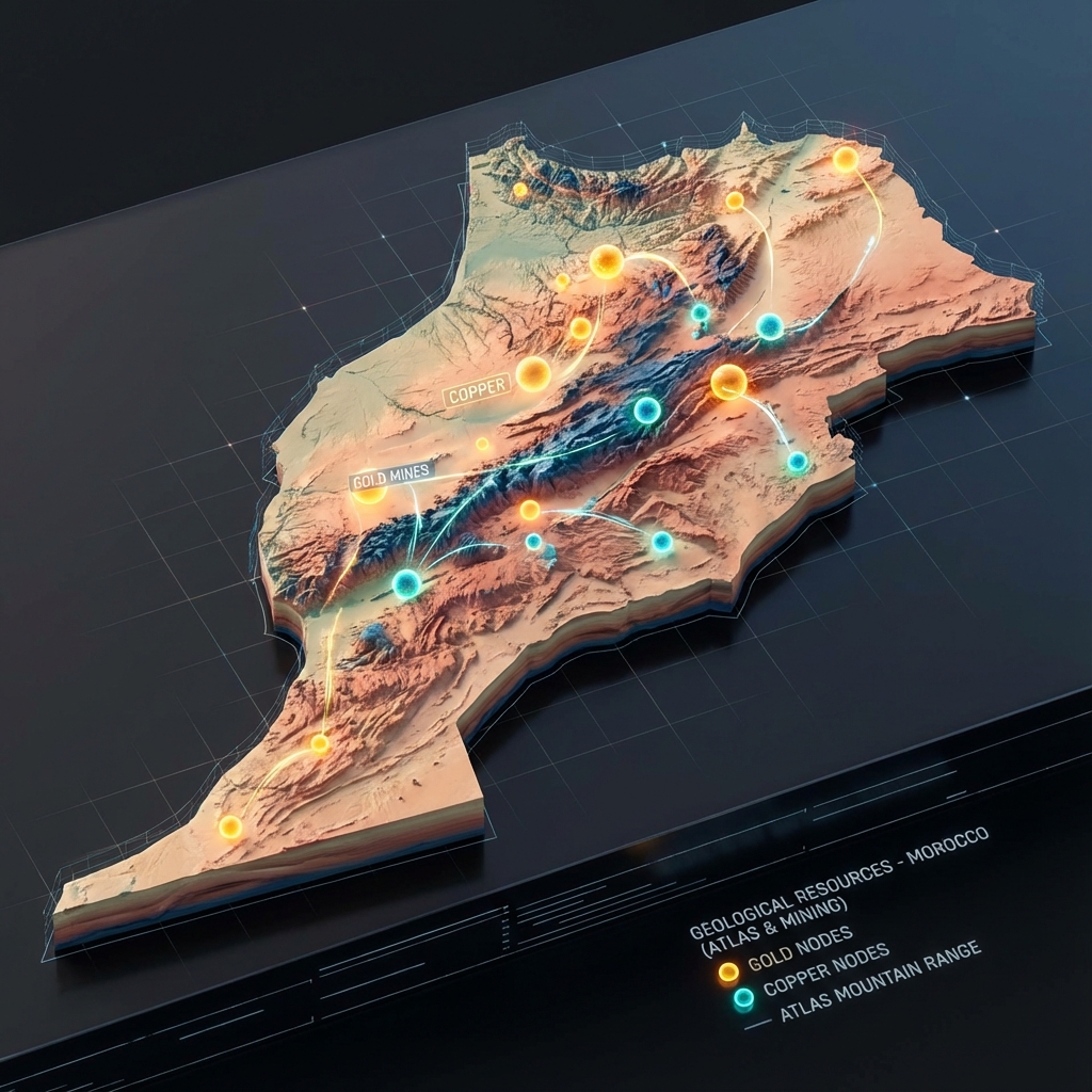 Geological Formation of the Atlas Mountains: A Mineral Treasury